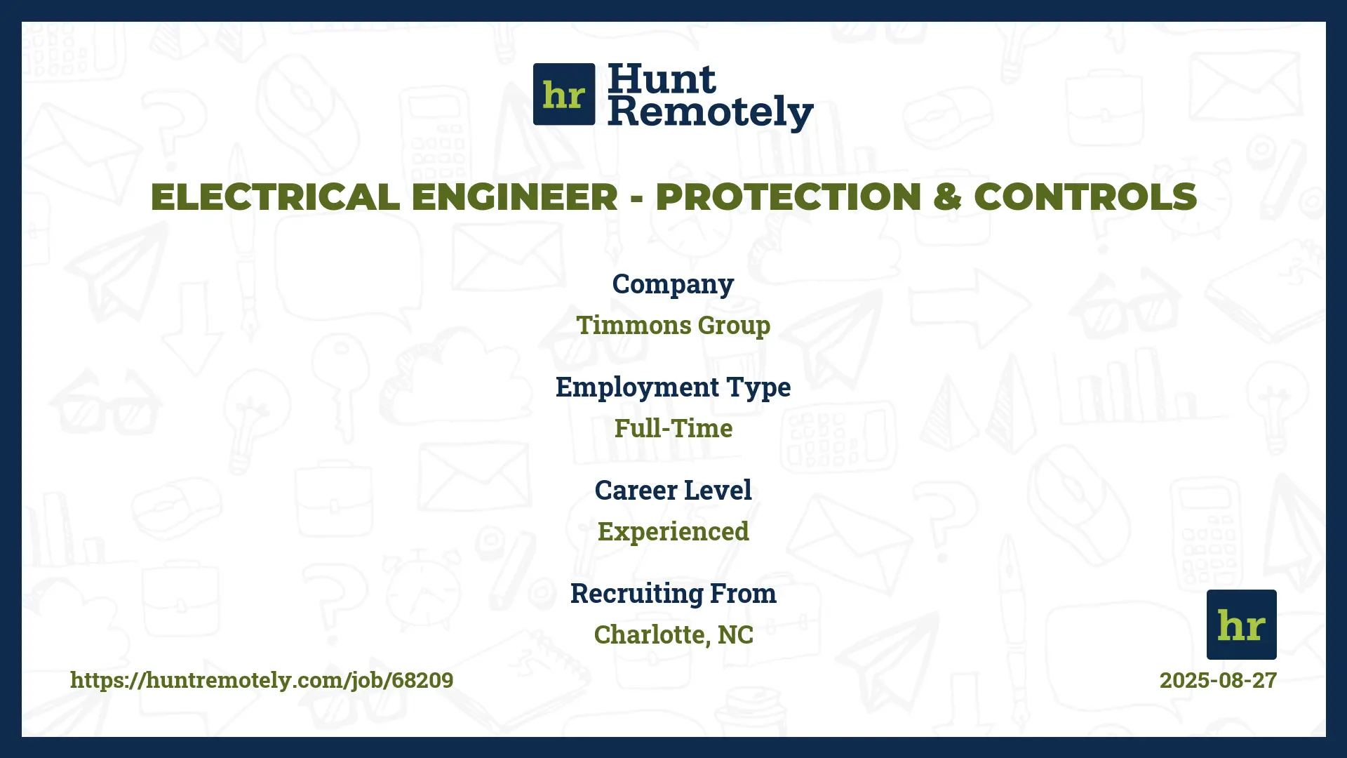 Full-Time Electrical Engineer - Protection & Controls at Timmons Group ...
